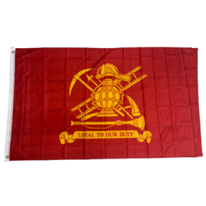 Loyal To Our Duty Fire Department 3x5 Flag | Trump Superstore
