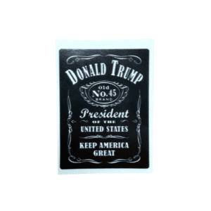 Donald Trump Whiskey Label Mini Sticker | Trump Superstore