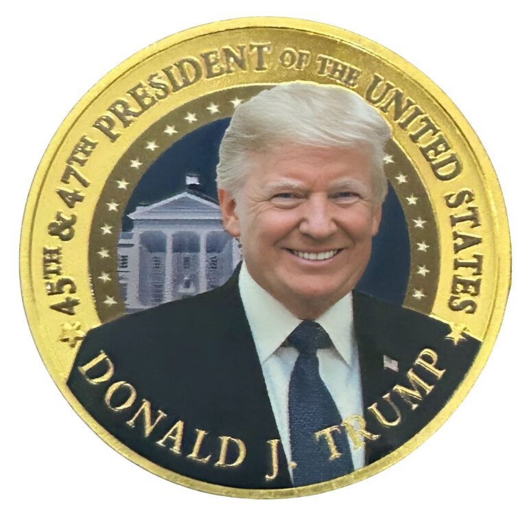 Trump Inauguration Coin 45th & 47th President | Trump Superstore